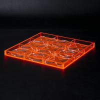 China Outdoor Acrylic Tic Tac Toe Board Game XO Game Acrylic Chess Set Custom Color for sale