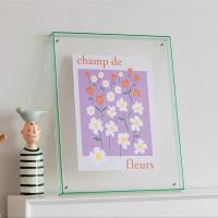 China 8'' X 10'' Plexiglas Acrylic Block Picture Frames Custom Logo BSCI Certified for sale