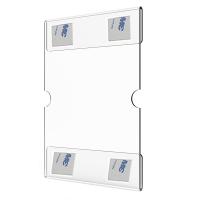 China 4 X 6 Inches Acrylic Photo Frame Wall Mounted Picture Frame With 3M Sticker On Wall for sale