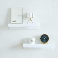 China Wall Mounted 30cm Acrylic Shelf Bracket U Shaped Acrylic Book Holder Handmade for sale
