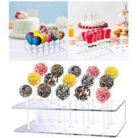 China Custom Thick Clear Acrylic Lollipop Display Stand , Acrylic Candy Holder For Store for sale