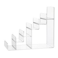 China Countertop Multi Layer Acrylic Display Stands Plexiglass Display Box For Wallet Bag for sale
