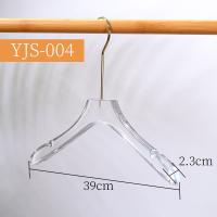 China OEM Clear Acrylic Clothes Hanger Lucite Garment Rack For Coat Suit Pants Dress for sale