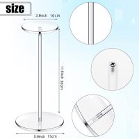 China Transparent Hat Acrylic Holder Plexiglass Cap Display Stand For Sun Cap Assembled for sale