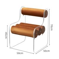 China Minimalist Assembled Custom Acrylic Furniture Acrylic Makeup Chair With Cushion for sale