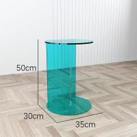 China Minimalist  Custom Color Acrylic Coffee Table Side Table Tea Table for Indoors and Outdoors for sale