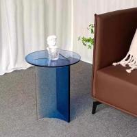 China Custom Color Acrylic Coffee Table Plexiglass End Table Modern Aesthetic Design for sale