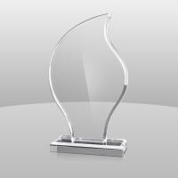 China Custom Size Heart Shaped Acrylic Plaque Plexiglass Awards For Business Recognition for sale