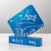 China Clear Acrylic Award Lucite Plaque Awards For Business Anniversary Recognition for sale