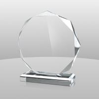 China Custom Transparent Flame Shape Acrylic Plaque Awards For Business Recognition for sale