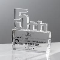 China 15th Anniversary Event Acrylic Award Custom Engraving For Achievement Celebration for sale