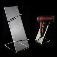 China L Shape Clear Acrylic Holder Plexiglass Dryer Display Stand 15x10x25 cm for sale