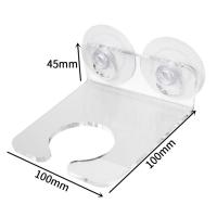 China Wall Mounted L Shape Clear Acrylic Wine Holder Lucite Wine Rack Customized Size for sale