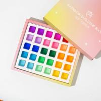 China Rainbow Colors Acrylic Building Blocks For Shape Recognition Early Education Toy for sale