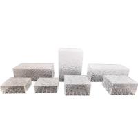 China Ripple Pattern Acrylic Dessert Stand with Stone Texture Base for Weddings Banquets Afternoon Tea Displays for sale