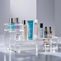 China Custom Acrylic Desktop Display And Storage Shelf For Cosmetic Makeup  Beauty Products for sale