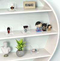 China Custom Transparent Acrylic Display Box Plexiglas Gift Box with Flip-Top Lid and Dust Cover for Figure Toys for sale