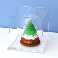 China Custom Transparent Acrylic Display Box Plexiglas Gift Box with Flip-Top Lid and Dust Cover for Figure Toys for sale