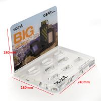 China Custom Assembled Plexiglas Counter-top Display Acrylic Display Stands for Skincare and Makeup Products for sale