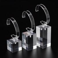 China Wholesale Clear Round Acrylic Watch Display Stand for Smartwatches in Mall Showrooms and Desktop Use for sale