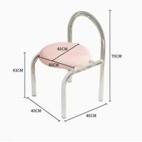 China Stylish Assembled Acrylic Transparent Makeup Chair for Bedroom, Balcony, and Dining Use for sale