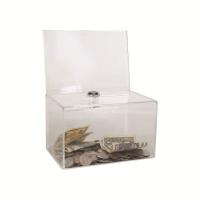 China Clear Acrylic Voting Election Box Eco-friendly Convenience Suggestion Plexiglas Collection Box for sale