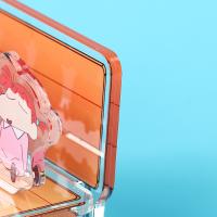China Wholesale Double-Layer Transparent Acrylic Stands for Cute Cartoon and Alien Characters Gaming and Anime Figures for sale