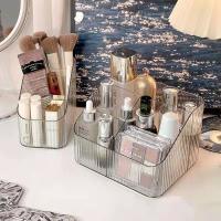 China Acrylic Transparent Cosmetics Storage Box Makeup Organizer Acrylic Cosmetics Holder for Bathroom for sale