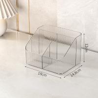 China Acrylic Transparent Cosmetics Storage Box Makeup Organizer Acrylic Cosmetics Holder for Bathroom for sale