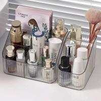 China Acrylic Transparent Cosmetics Storage Box Makeup Organizer Acrylic Cosmetics Holder for Bathroom for sale