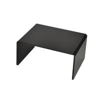 China Wholesale U-Shaped Acrylic Display Stand , Black Acrylic Display Rack For Home Use House Decor for sale