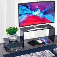 China Wholesale U-Shaped Acrylic Display Stand , Black Acrylic Display Rack For Home Use House Decor for sale