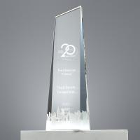 China Creative Acrylic Award with UV Printing , Lucite Plaque for Company Employees' Annual Conference and Honorary Titles for sale