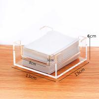 China Elegant And Functional Acrylic Paper Towel Box Plexiglas Tissue Holder For Modern Home Offices And Hotels for sale