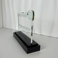 China Custom   Shape  Acrylic Award Trophy  PMMA Plaque with UV printing   For   Business Recognition or  Anniversary Celebration for sale
