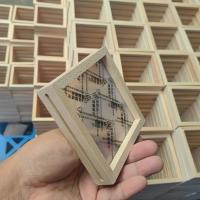 China Creative Solid Wood and Acrylic Double-Sided  Plant Specimen Transparent Frame Original Wood Color 3D Picture Frame Background Wall for sale