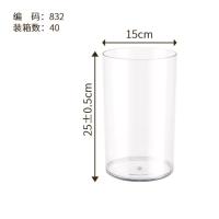China Custom Wholesale Luxury Modern Transparent Acrylic Candle Holder Pillar Floating Candle Decoration Transparent Wedding Vase for sale