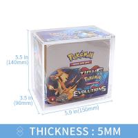 China Factory Custom Acrylic Box  Magnetic Box  Pokemon Game Card Storage Box  Toy Display Stand, Acrylic Display Case for sale