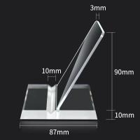 China Custom Clear Acrylic Phone Holder Plexiglas  Menu Holder Card Holder  Wholesale Multi-Purpose Display Solutions for sale