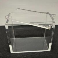 China Custom Acrylic Magnetic Box  Game Card Collection Storage Box  Acrylic Display Case for Pokémon Cards for sale