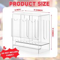 China Acrylic 3-Slot & 6-Slot Booster Pack Dispenser Acrylic Card Organizer TCG Storage Solution – Premium Card Storage & Organizer for sale