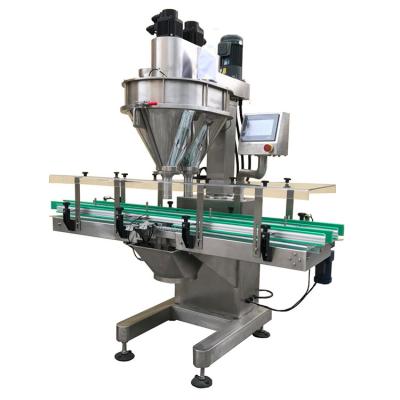 China Automatic Powder Filling Machine Salt Sugar Milk Cocoa Cosmetics Powder Auger Filler for sale