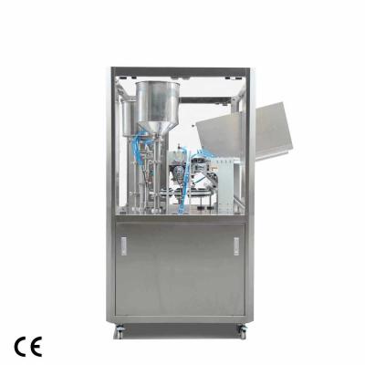 China Plastic Tube Filling Machine with Eight or Ten Stations for Filling Sealing Coding and Tail Trimming of Cosmetic Tubes for sale