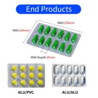 China Dpp - 250 Automatic Blister Packing Machine Flat Plate Capsule Pill Sealing Forming Strip for sale