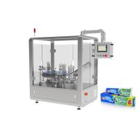 China Efficiency Vertical Cartoning Machine 150L/min Air Consumption 600Kg Weight for sale