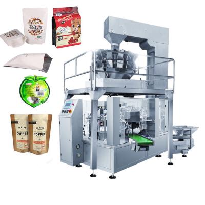 China Best Price Grain Pouch Premade Bag Packaging Machine Premade Bag Packing Machine With Multihead Weigher for sale
