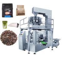 China Premade Zip Bag Automatic Weigh Fill Seal Packing Machine For Coffee Beans for sale