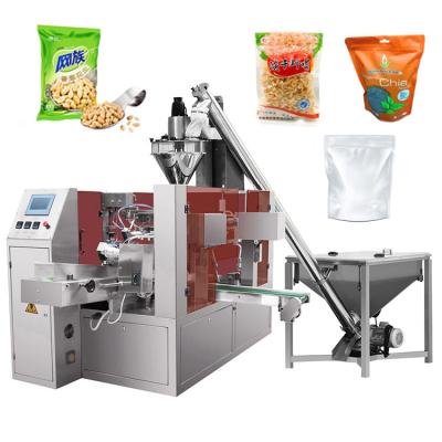 China Horizontal Packing Machine Manufacturers Coffee Beans Granule Premade Zipper Bag Doypack Packaging Machines for sale