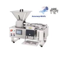 China Desktop Semi Automatic Nutrition Vitamin Supplement Bottle Seed Counting Tablet Counter Seed Candy Counting Counter Machine for sale