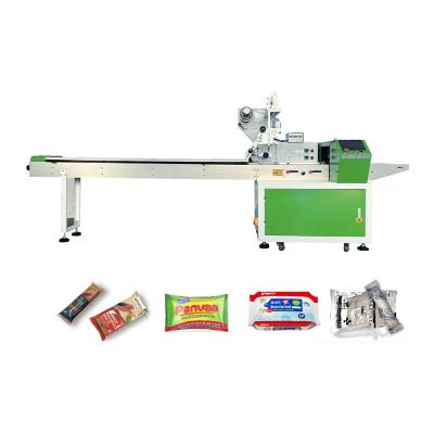 China Automatic Servo Motor Toilet Soap Cookie Candy Horizontal Pillow Flow Packing Machine for sale